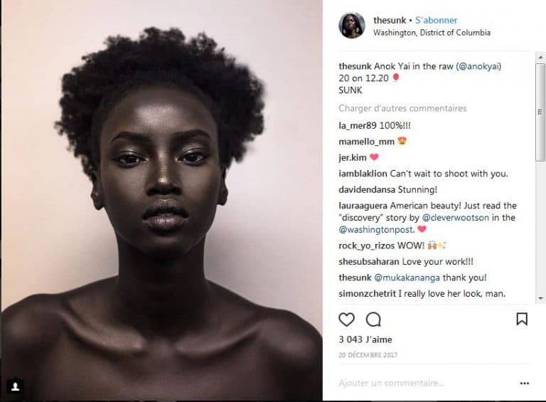 Anok Yai, la deuxième Top Model noire Africaine à ouvrir le défilé au ...