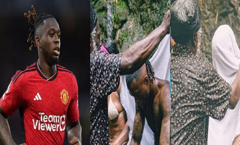 Football: Aaron Bissaka prépare sa prochaine saison avec un bain traditionnel au Congo - Africa ...
